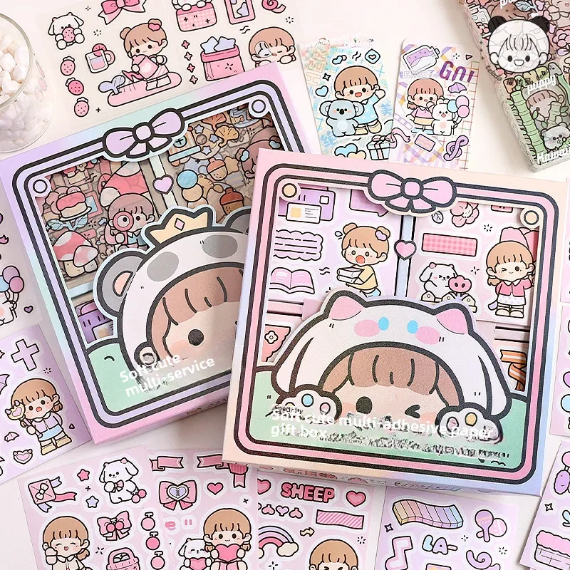 Pillowcase-Stationery-Stickers-Set-Waterproof-Cute-Cartoon-Design-For ...