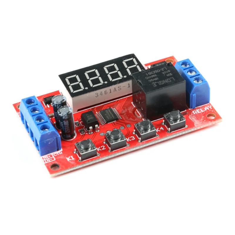 DC-5V-12V-24V-10A-Adjustable-Time-Delay-Relay-Module-LED-Digital ...