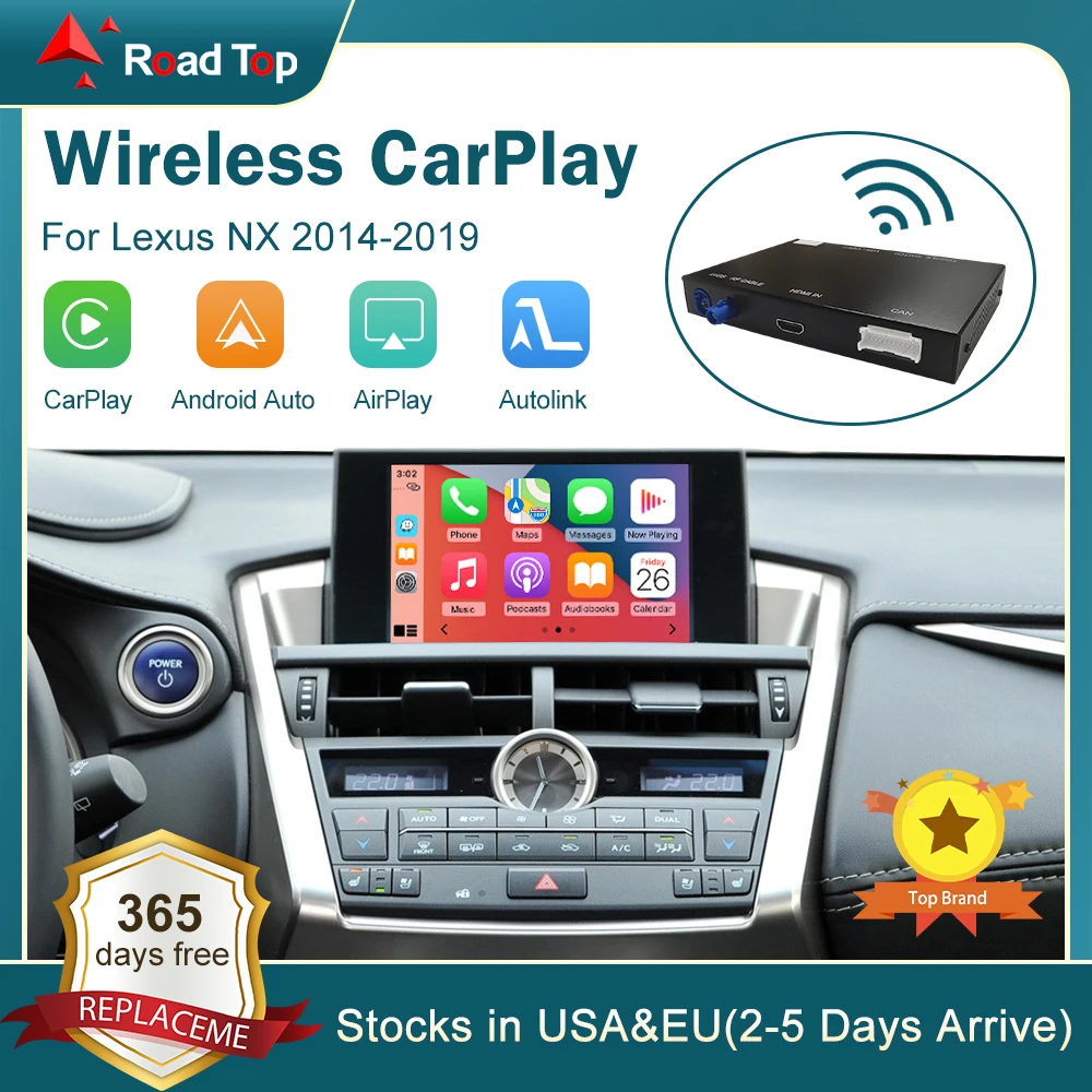 Wireless-CarPlay-for-Lexus-NX-2014-2019-with-Android-Auto-Mirror-Link ...