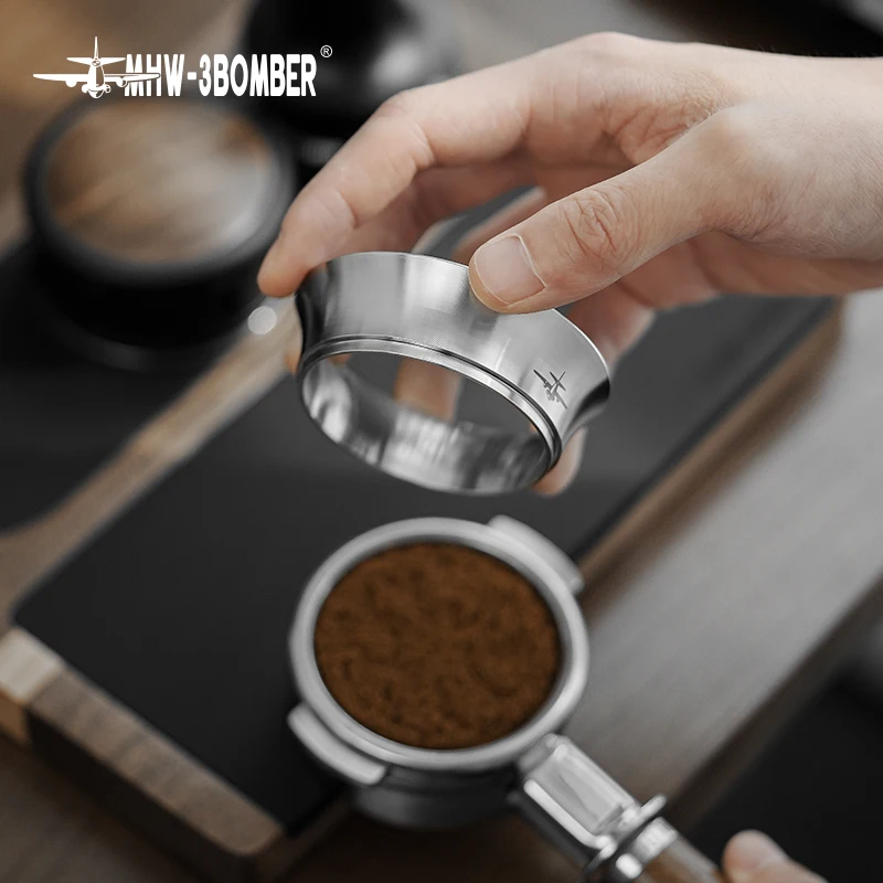 MHW-3BOMBER-51mm-58mm-Espresso-Dosing-Funnel-Stainless-Steel-Coffee ...