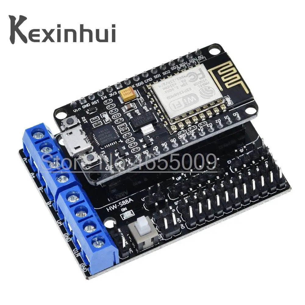 Nodemcu Motor Shield Board L293d For Esp 12e From Esp8266 Esp 12e Kit