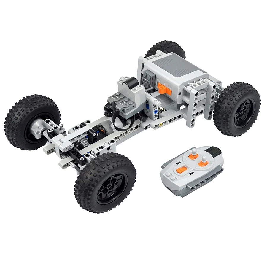 Technical-RC-Motor-Car-Four-Wheel-Electric-Remote-Car-Model-Engine-MOC ...