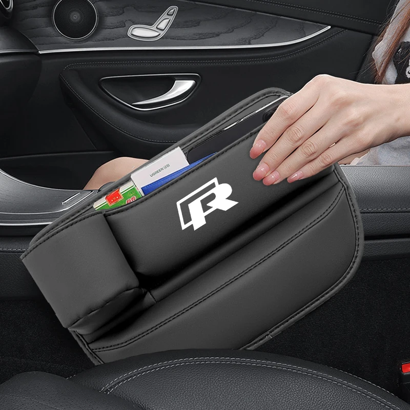 Leather-Car-Seat-Gap-Storage-Box-Cup-Holder-Auto-Interiors-For ...