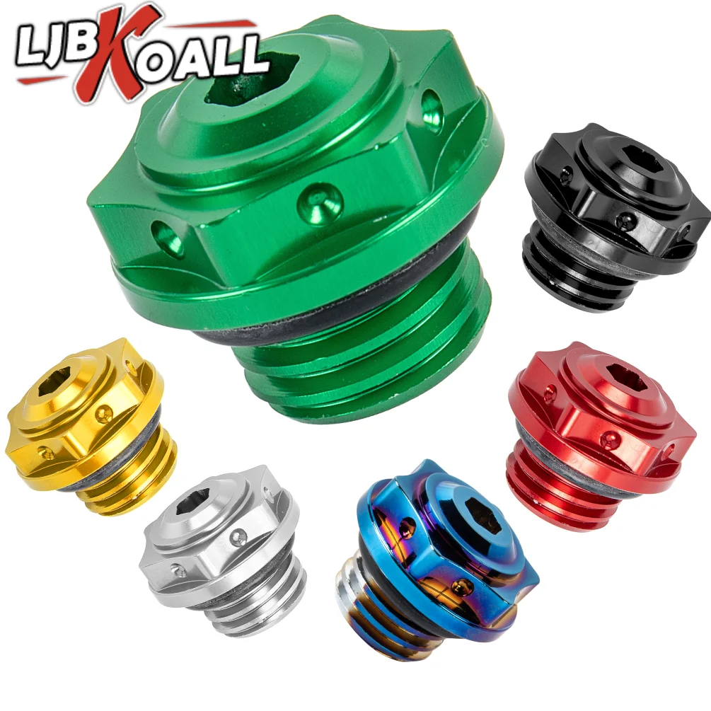 Motorcycle Engine Oil Filler Cap Screw Bolt Cover Plug For Kawasaki ...