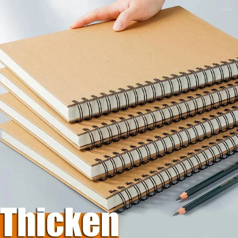 Professional-A4-16K-8K-Sketchbook-Thick-Paper-160-GSM-Spiral-Notebook ...