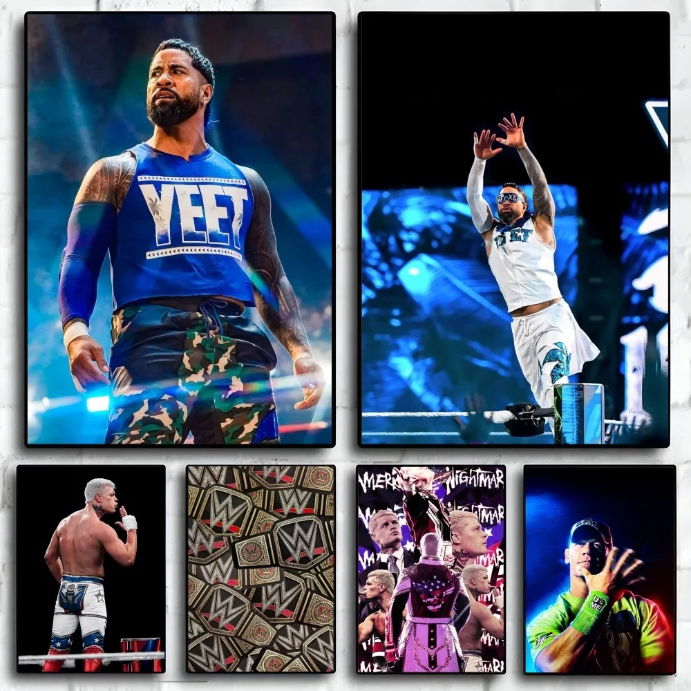 Wwe-Poster-Paper-Print-Home-Living-Room-Bedroom-Entrance-Bar-Restaurant ...