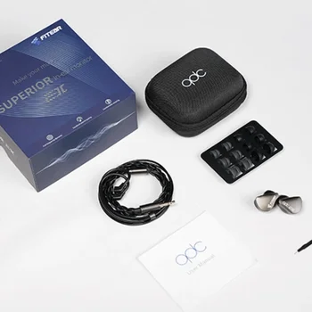 QDC SuperiorEX earphones FitEar co branded HiFi fever grade in ear wired interchangeable earplugs