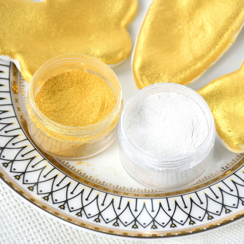 2/5g Gold Powder Mousse Cake Fondant Macaron Chocolate Glitter Powder ...