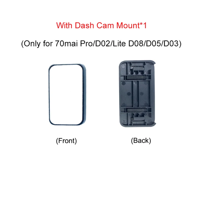 for 70mai Mount For 70mai Dash Cam Pro D02 Pro Plus A500s Pro Plus+ ...