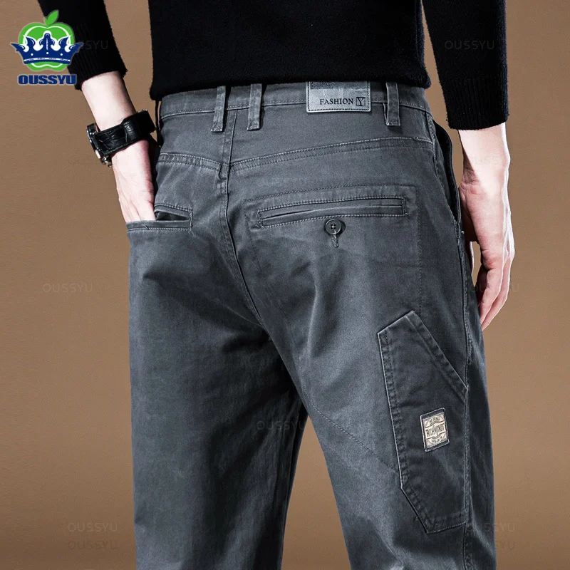 OUSSYU-Pantalon-cargo-2024-coton-pour-homme-v-tement-de-travail-d ...