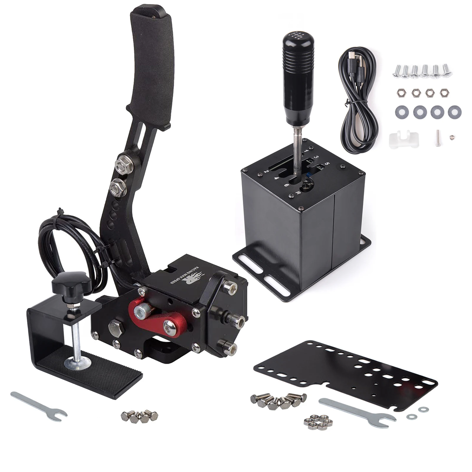 16bit-Pc-Racespel-Usb-Handrem-Of-H-Versnellingspook-Voor-Logitech-G27 ...