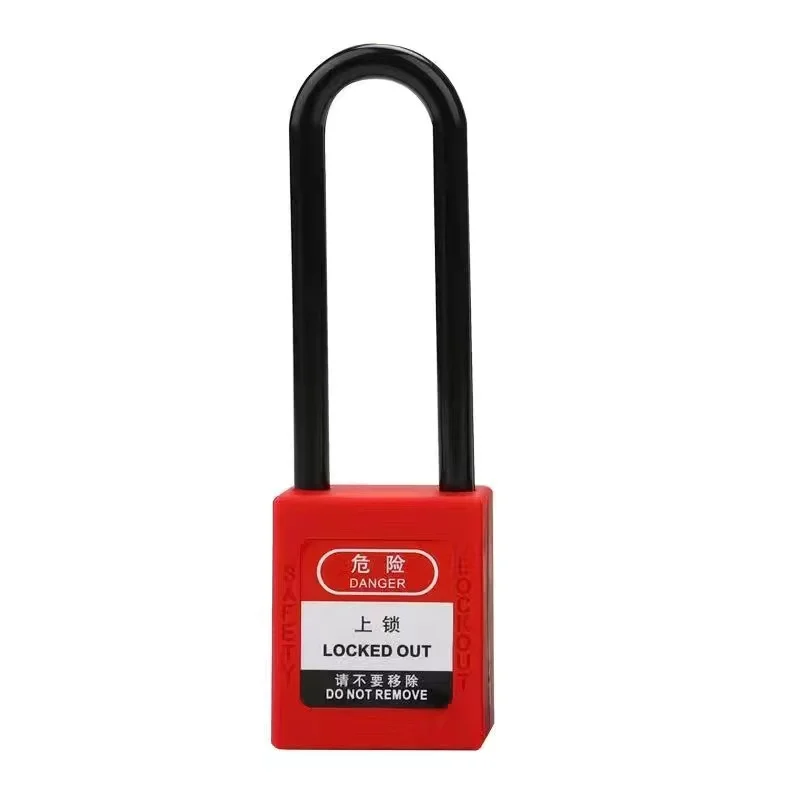 Safety-Lockout-Padlock-76mm-Nylon-Shackle-Engineering-Plastics-LOTO ...