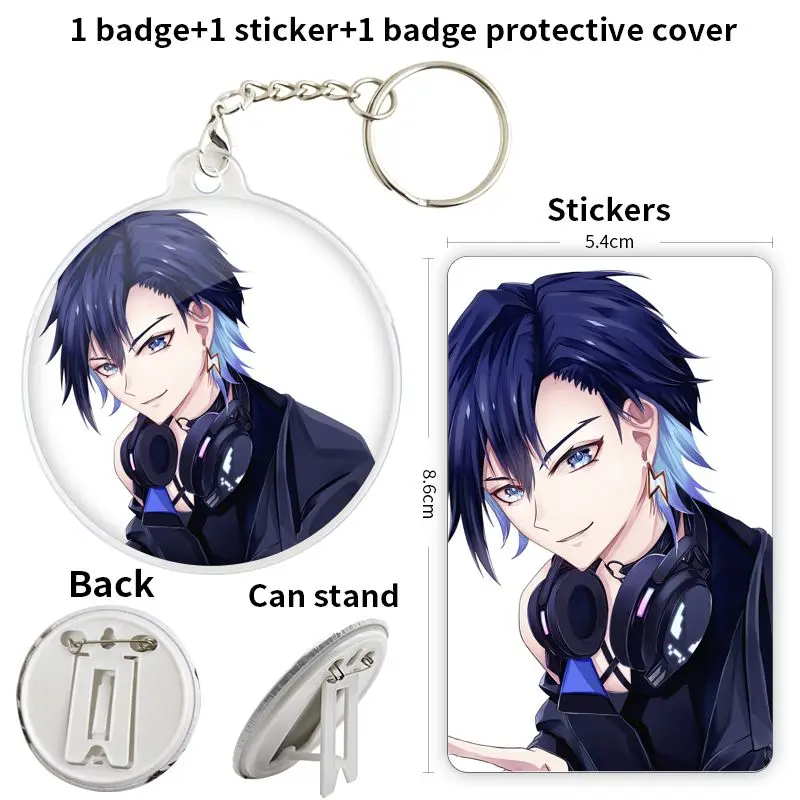 The Ultimate Guide to the Yugo Asuma Channel VTuber Soft Button Badge ...