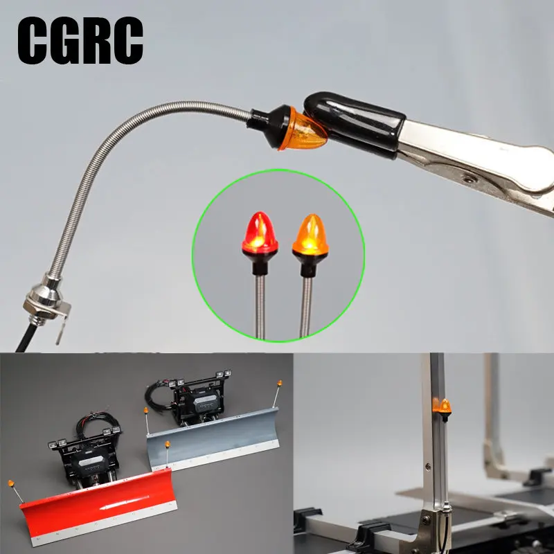 Hazard Lights LED Spring Lamp for 1/14 Tamiya RC Truck Trailer Tipper ...