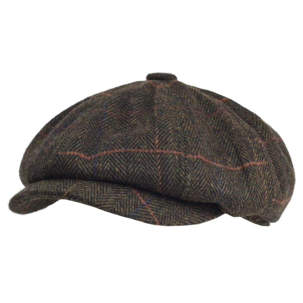 Autumn-Winter-Thick-Warm-Wool-Herringbone-Newsboy-Cap-Men-Cabbie-Beret-Hats-Octagonal-Hat ...