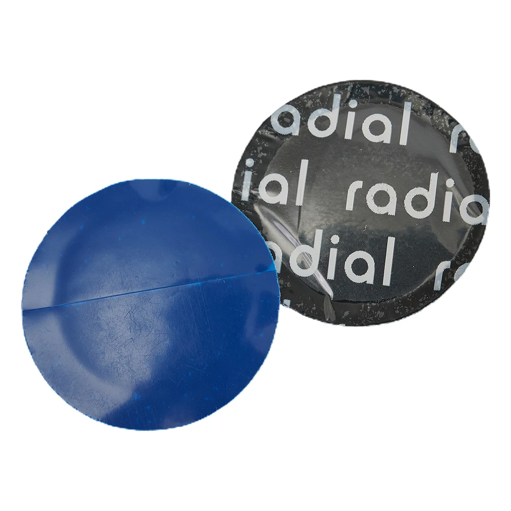 50PCS 32mm Self-Adhesive Cold Patch Film Car Rubber Wired Tyre Puncture ...