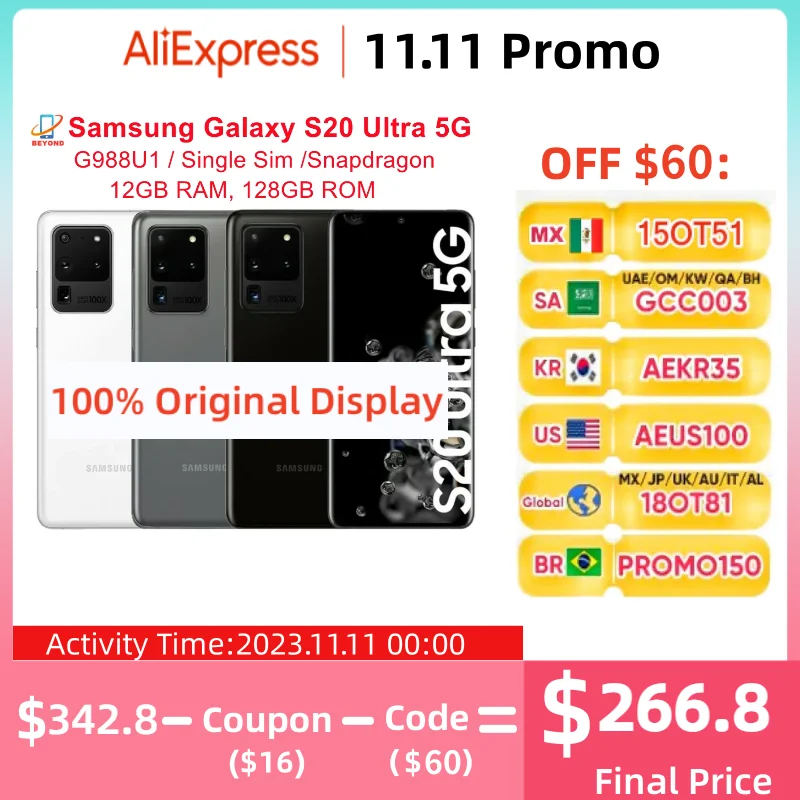 Samsung-Galaxy-S20-Ultra-5G-G988U1-S20U-6-9-RAM-12-16GB-ROM-128-512GB ...