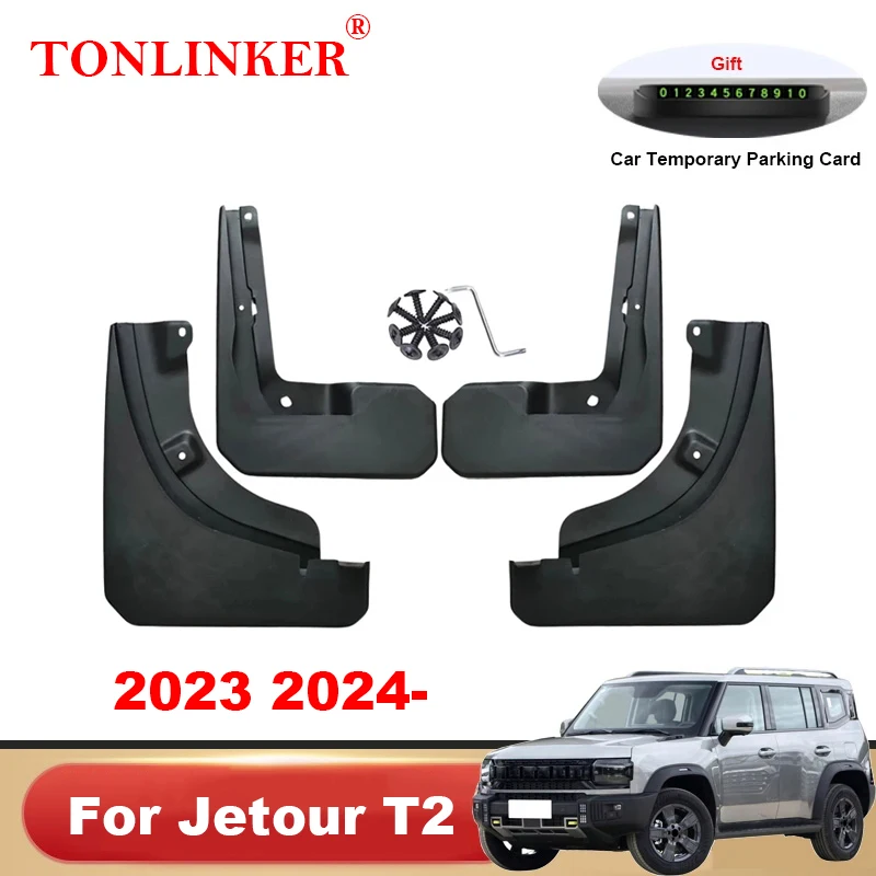 TONLINKER-Car-Mudguard-For-Jetour-T2-Traveller-2023-2024-Mudguards ...