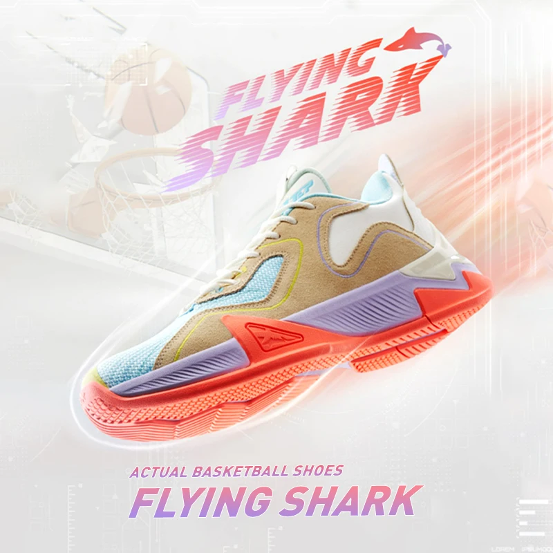 Xtep-Flying-Shark-2023-Basketball-Shoes-Men-Mid-Top-Wear-Resistant-Sports-Shoes-Shock-Absorption ...