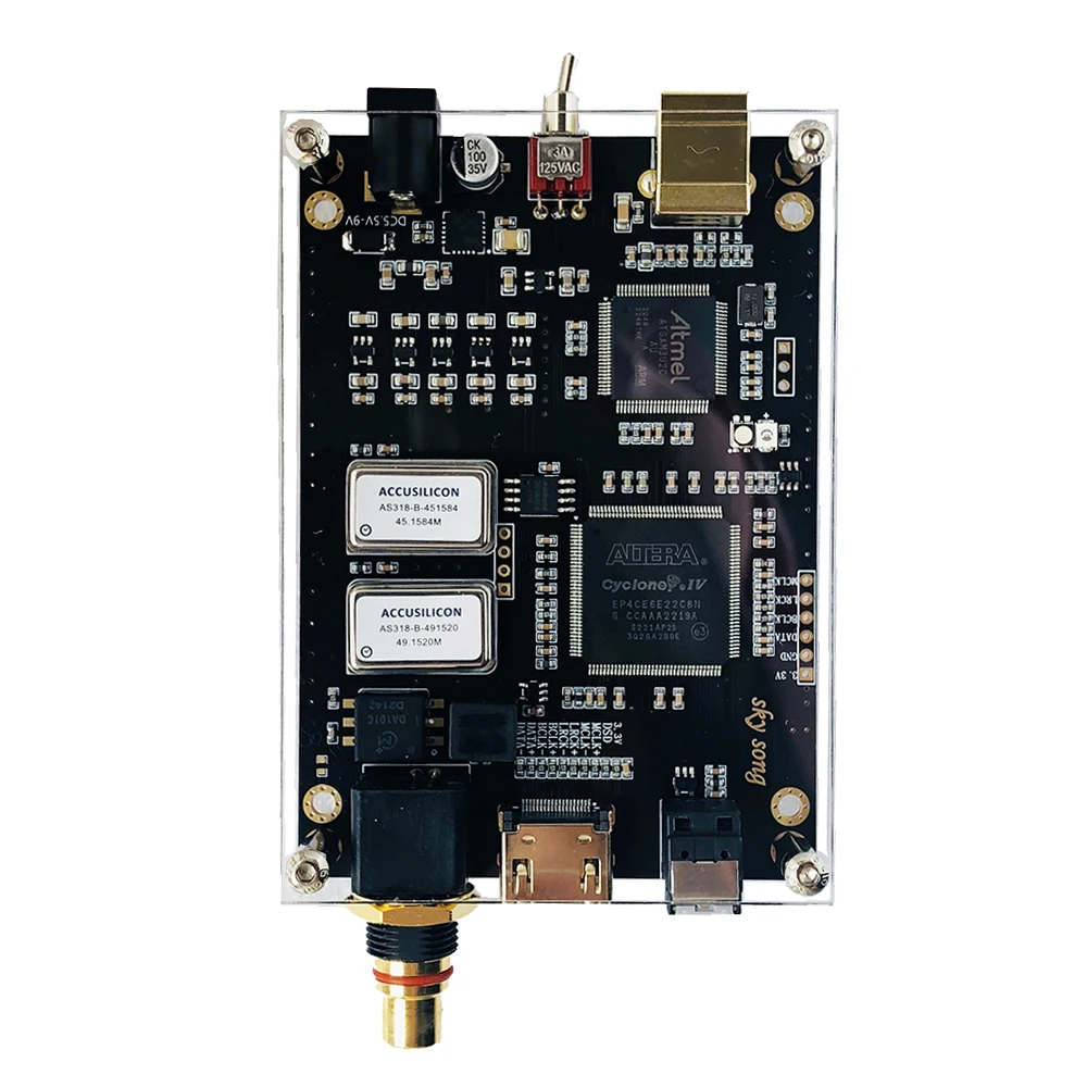 Amanero-Italian-USB-Card-Cpld-0-1ppm-AS318B-Coaxial-Output-I2S-Signal ...