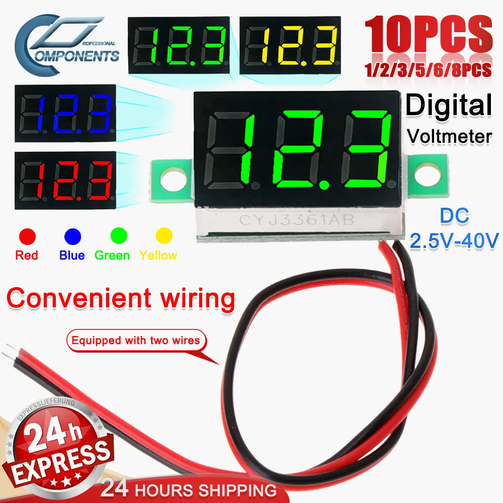 2-Wires-Mini-Digital-Voltmeter-Module-Volt-Meter-0-28-Inch-LED-Screen ...