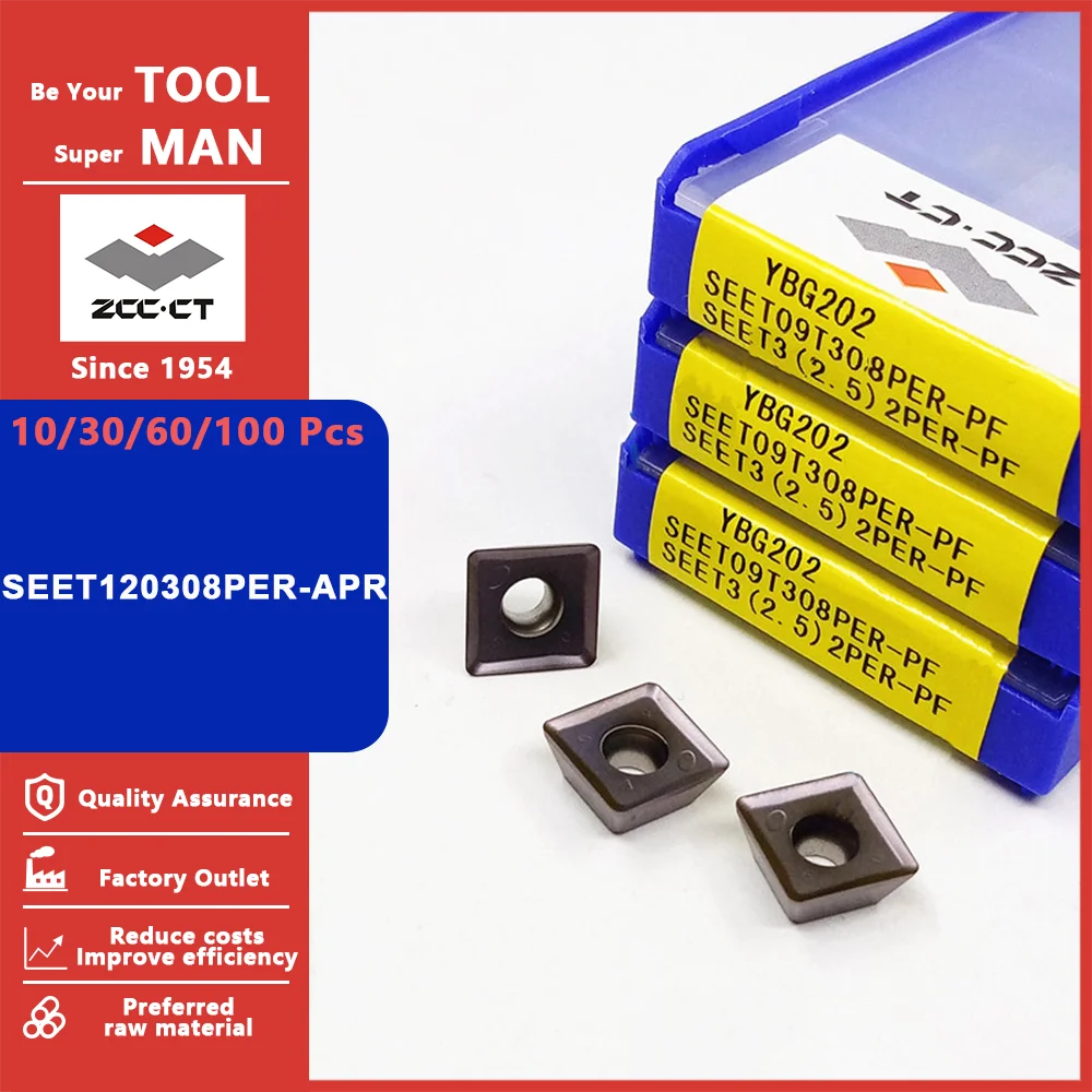 ZCC-CT-Original-SEET120308PER-APR-Milling-Inserts-SEET-120308-PER-APR ...