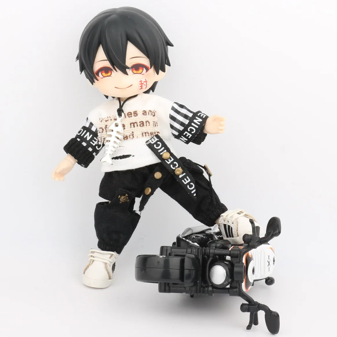 Ob11 Doll Clothes Hip-hop Cool Boy Outfit Costume For 1/12 Bjd Ymy ...