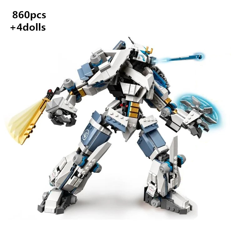 New Ninja Zane's Titan Mech Battle Building Blocks Classic Movie Model ...