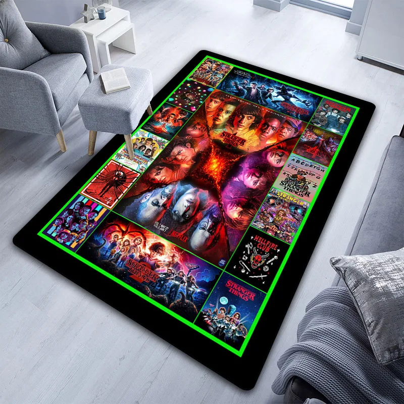 Halloween-Thriller-Doormat-Stranger-Things-Rug-Flannel-Soft-Absorbent ...