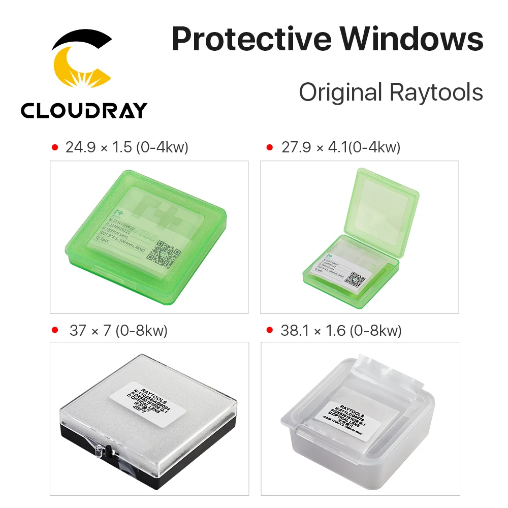 Cloudray Original Raytools Protective Windows Laser Optical Protective ...