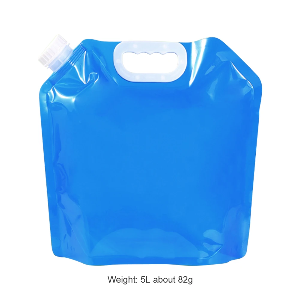 SAC D'HYDRATATION,5L Blue With Faucet--Sac'eau Portable pliable, capacité 5l-10l, pour l ...