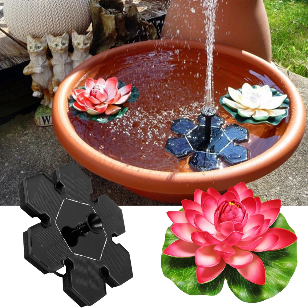 Small Solar Powered Fountains