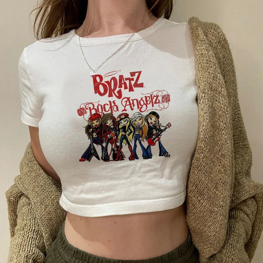 Bratz-top-corto-vintage-cyber-y2k-yk2-para-ni-a-camisetas-Harajuku ...