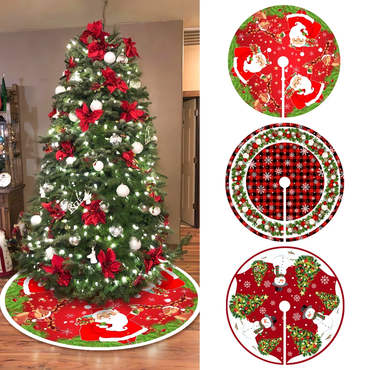 Alfombrilla-de-felpa-para-faldas-de-rbol-de-Navidad-alfombrilla-de-Base ...