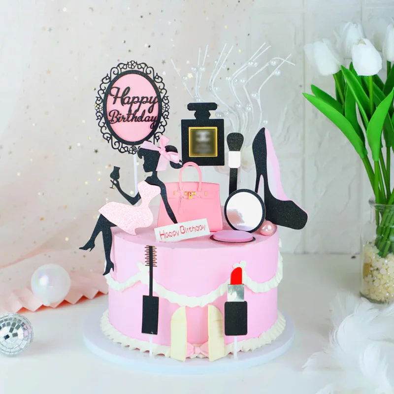 Makeup Birthday Cakes