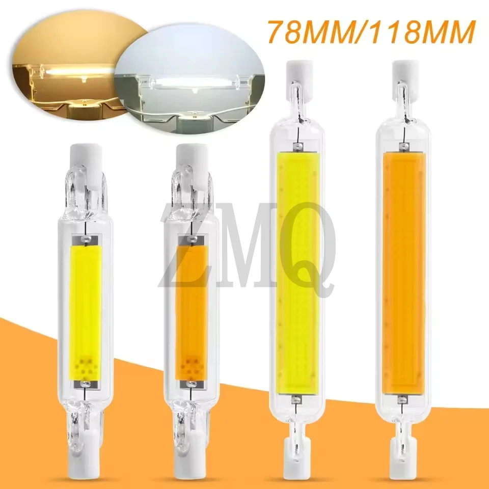 LED R7S High Powerful 78mm 15W 20W R7S Spotlight 118mm 30W 40W 220V COB ...