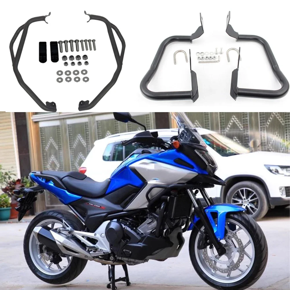 Motorcycle Front Upper Lower Engine Guard Crash Bar Protection Anti ...