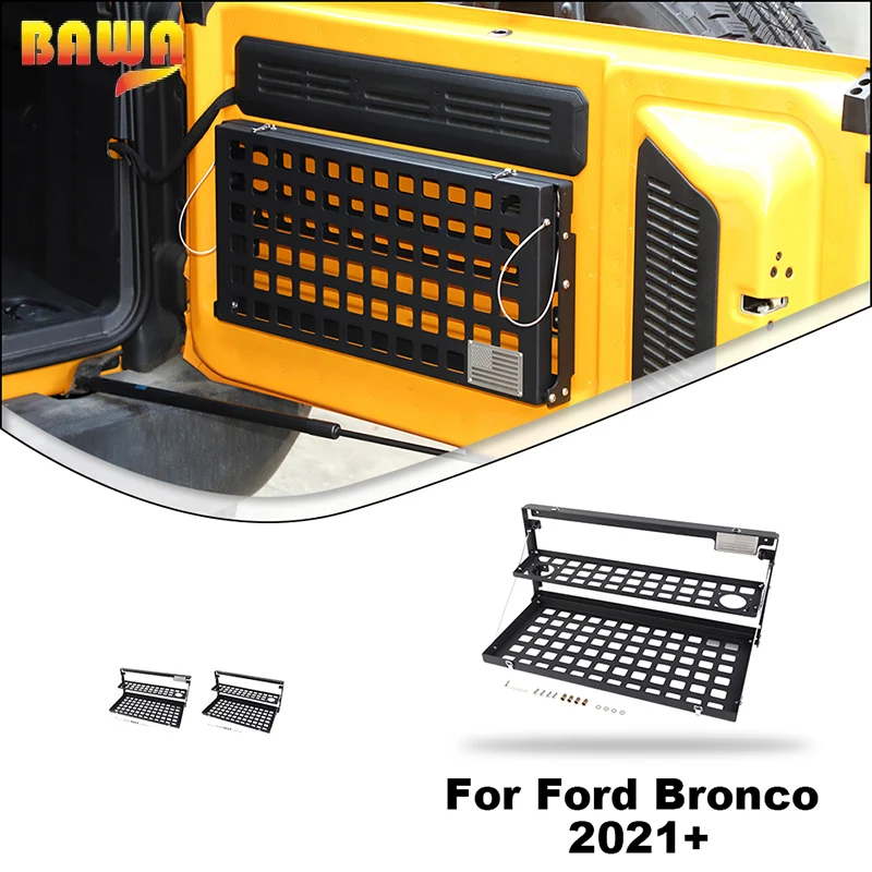 BAWA-Double-Layers-Foldable-Tailgate-Storage-Rack-For-Ford-Bronco-2021 ...