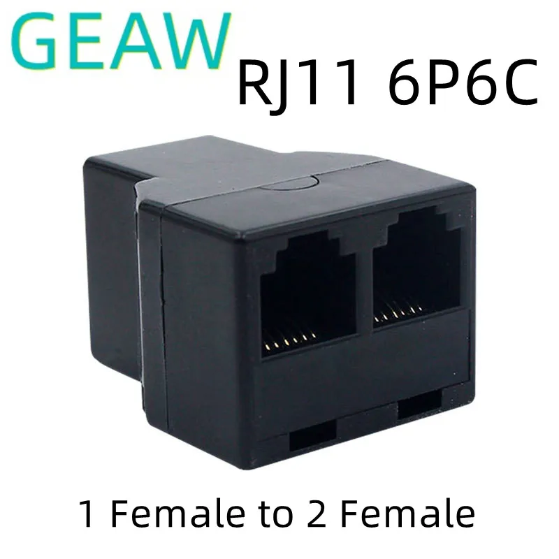 1pc-RJ11-6P6C-1-Female-to-2-Female-Telephone-Line-Splitters-LAN ...