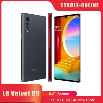 LG G9 5G Mobile Phone VELVET G900TM G900N G900VM 6GB RAM 128GB ROM 6.8'' 48MP+16MP Snapdragon ...