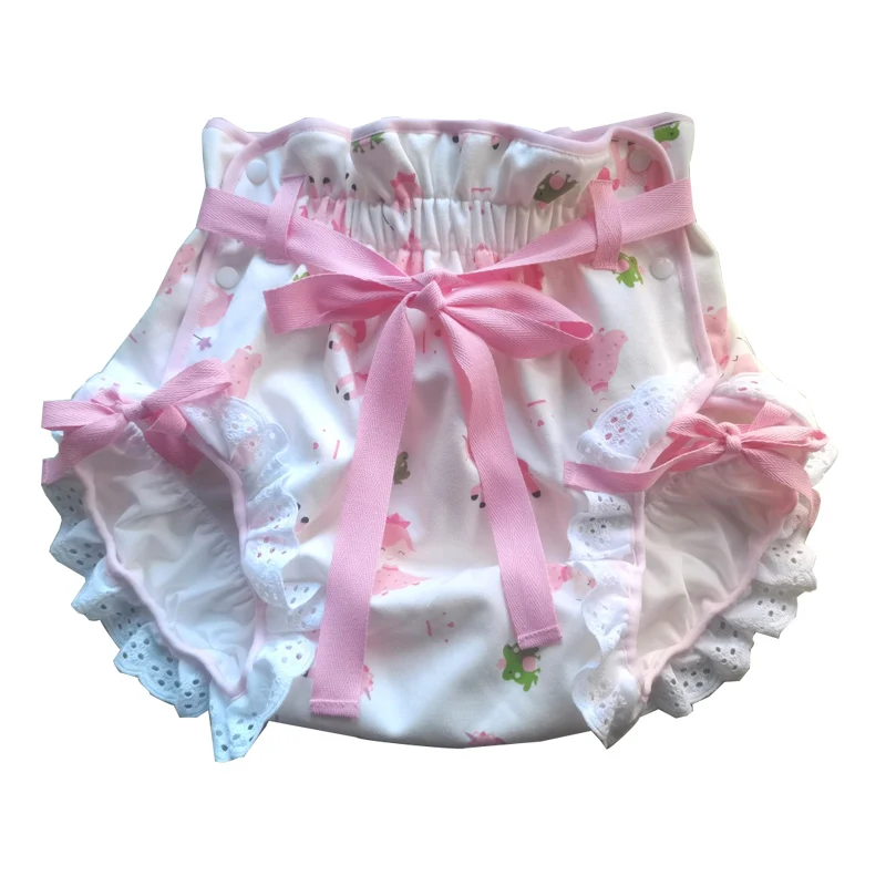 Pink Princess Pattern Adult Diaper / DDLG Adult Baby Traning Pants ...