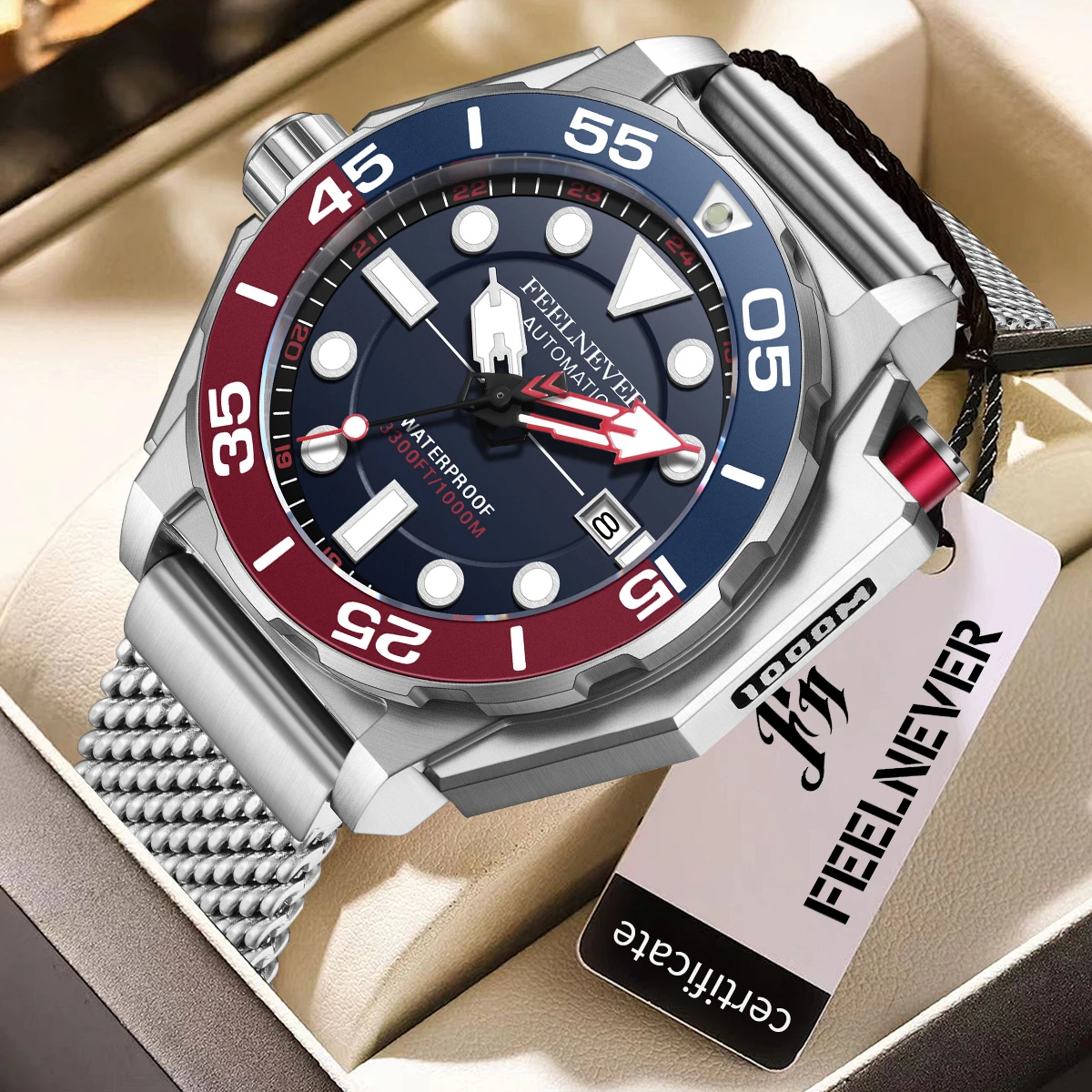 FeelNever-Reloj-de-lujo-BGW9-para-hombre-cron-grafo-mec-nico-autom-tico ...