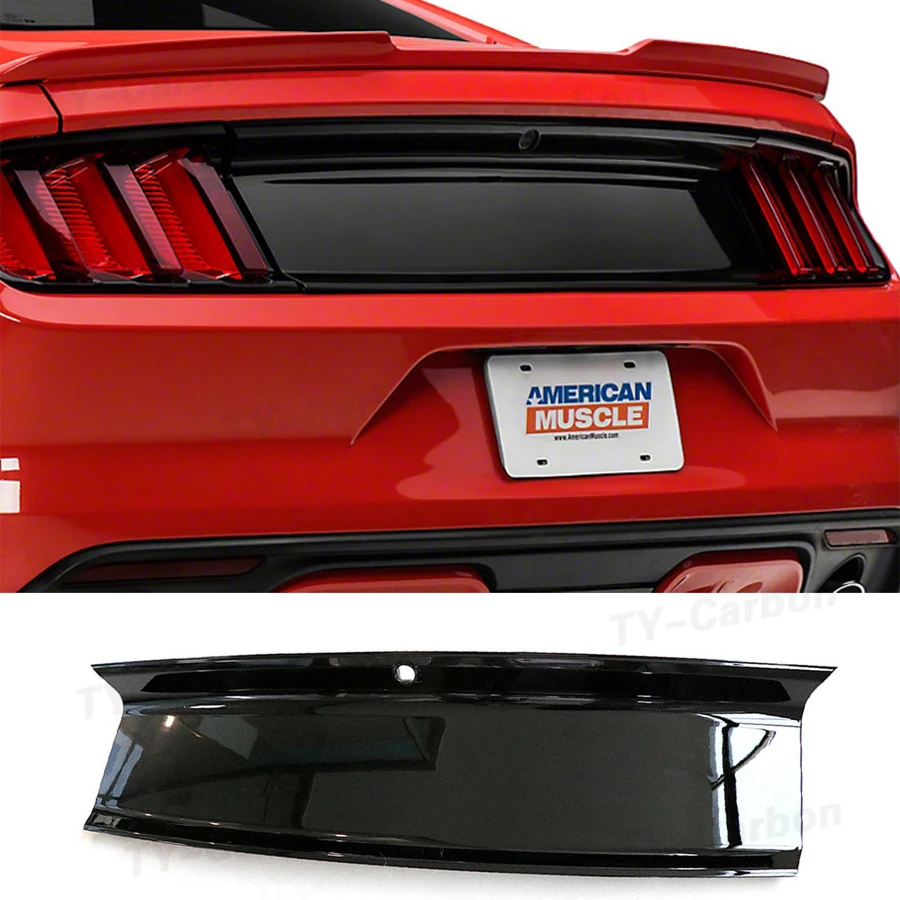 For-Ford-Mustang-2015-2021-Car-Rear-Bumper-Guard-Cover-Plate-Carbon ...