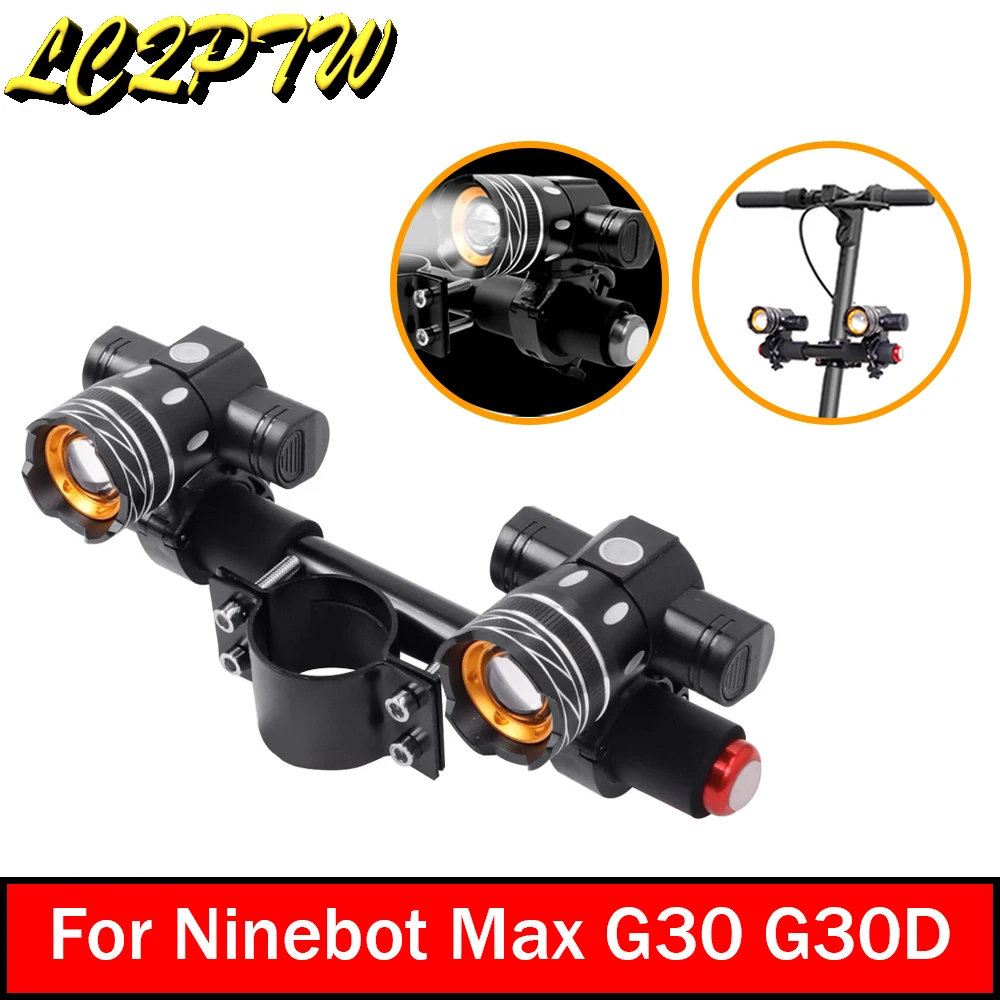 Electric-Scooter-LED-Lamps-Headlight-USB-Rechargeable-Zoomable-For ...