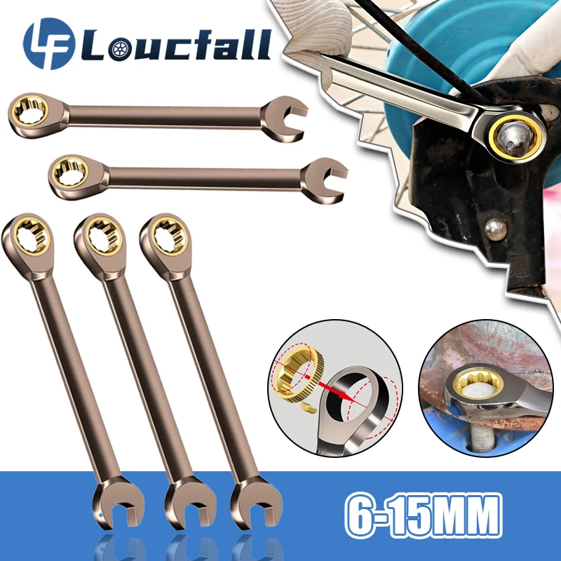 1Pc-Multifunction-Wrench-Flexible-Golden-Ratchet-Wrenches-Torque ...