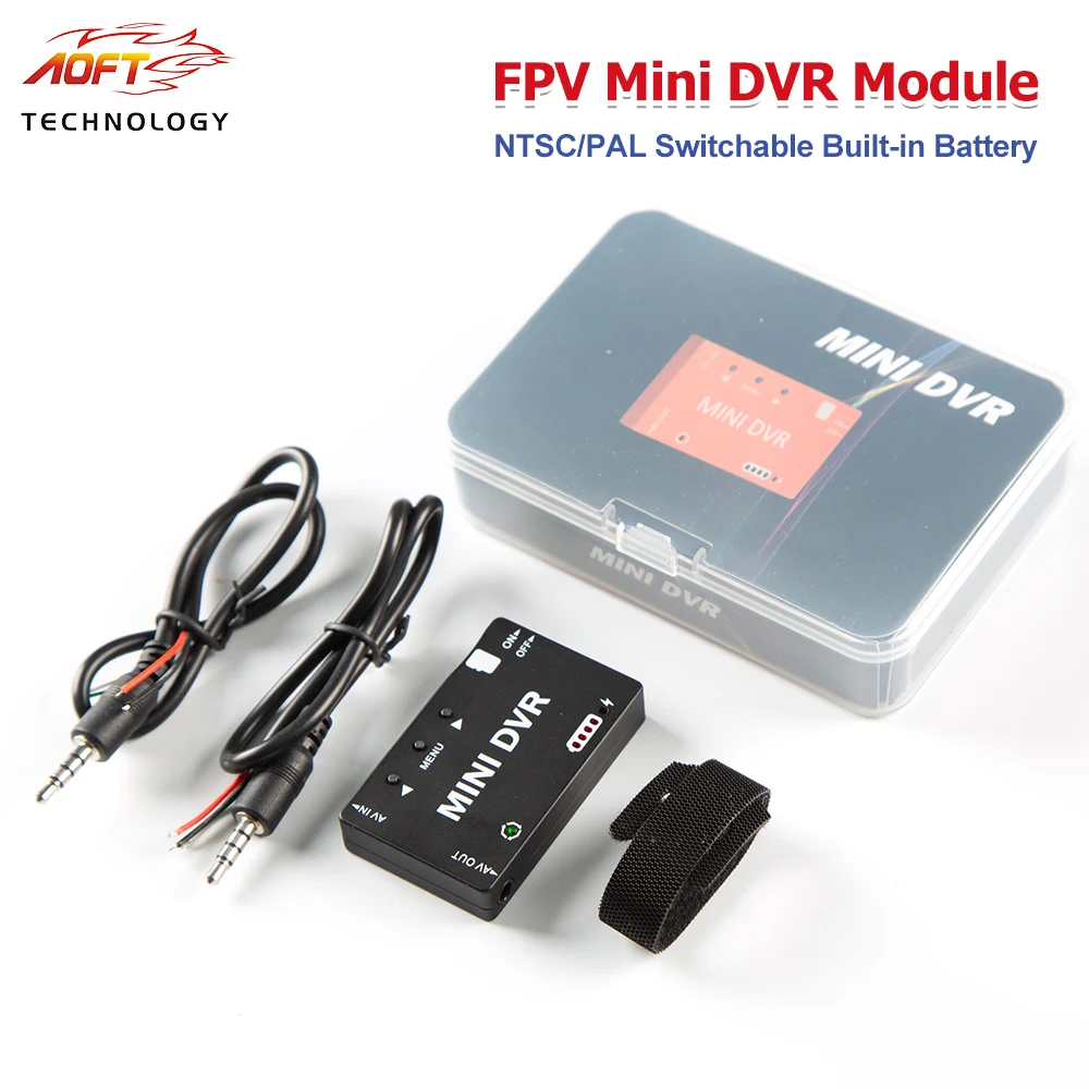 Mini módulo FPV DVR, grabadora de Audio y vídeo NTSC PAL 30FS, batería ...