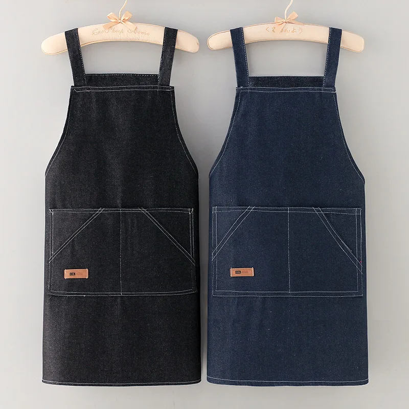 New Fashion Kitchen Aprons for Woman Men Chef Work Apron for Grill ...