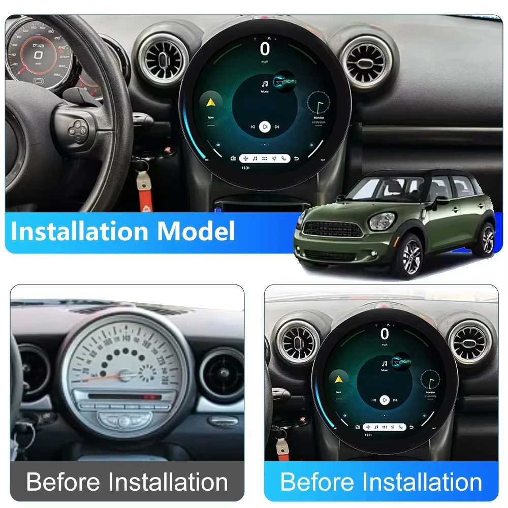 Radio Android para coche BMW mini r56 r60 2007-2016, actualización ...