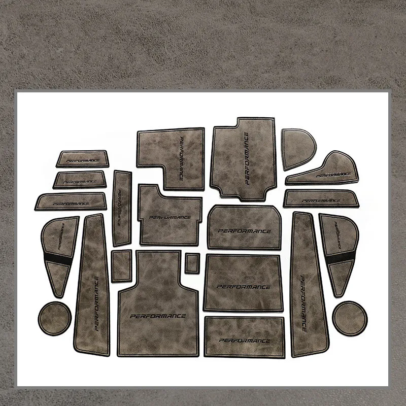 Car-Leather-Door-Slot-Mats-non-slip-mat-Coasters-Pad-for-BMW-5-Series ...