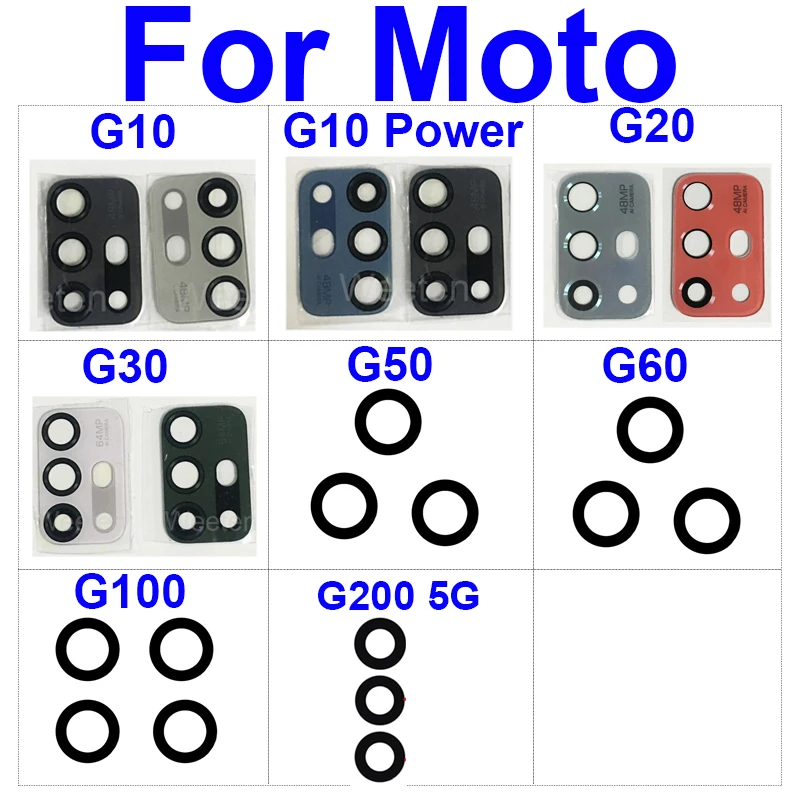 2-pces-voltar-c-mera-traseira-lente-de-vidro-para-motorola-moto-g10-pot ...